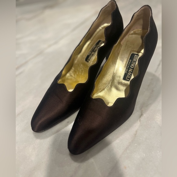 Bruno Magli | Shoes | Bruno Magli Couture Sheree Scalloped Edge Brown ...